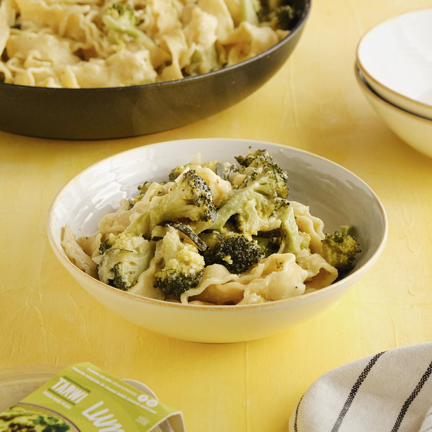 Pasta Cremosa De Brócoli Con Lummus Y Albahaca – Tarwi